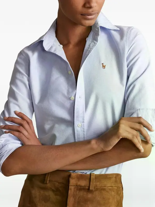 Polo Ralph Lauren Long Sleeve Shirt With Logo Embroidery