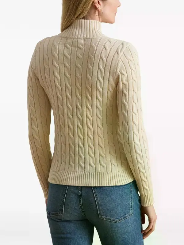 Ralph Lauren Cable-knit Zipped Jacket - Neutrals