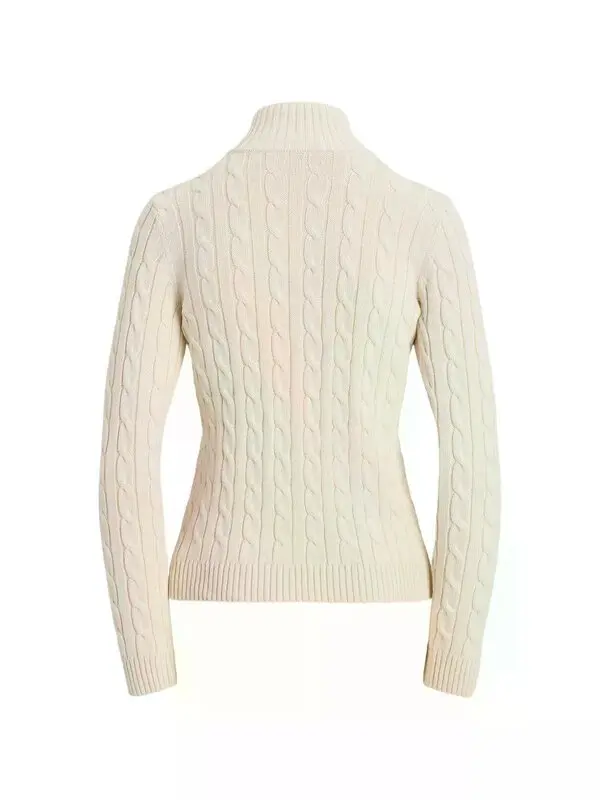 Ralph Lauren Cable-knit Zipped Jacket - Neutrals