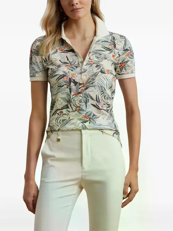 Ralph Lauren Printed Polo Top