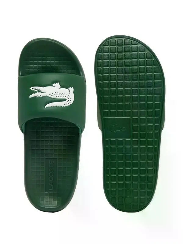Lacoste Serve Logo Slides - Green