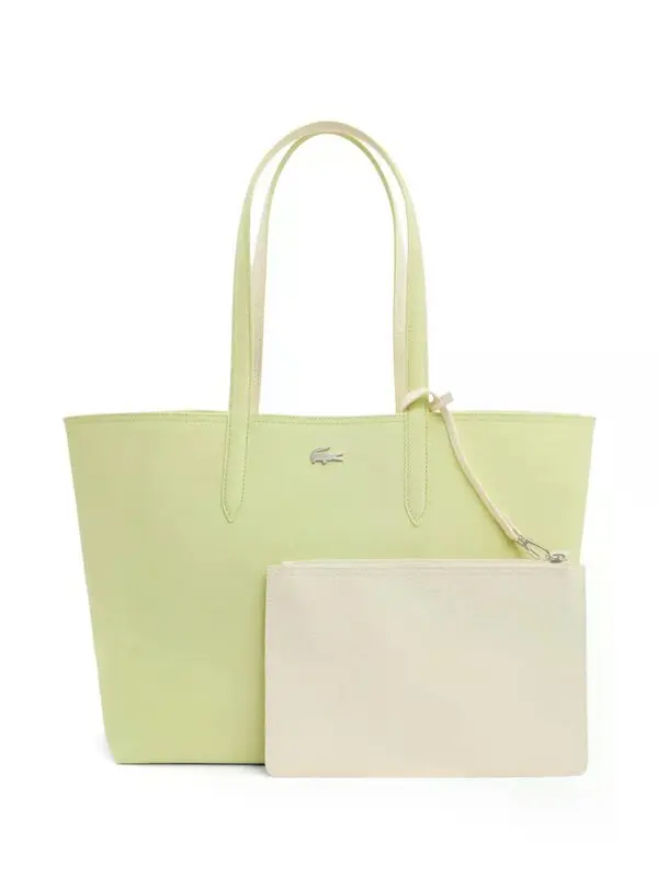 Lacoste Reversible Logo Plaque Tote Bag - Green