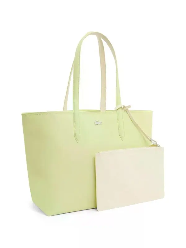 Lacoste Reversible Logo Plaque Tote Bag - Green