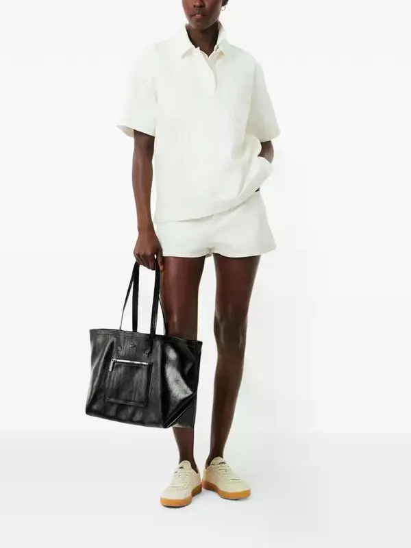 Lacoste Large Lite Glossy Tote - Black