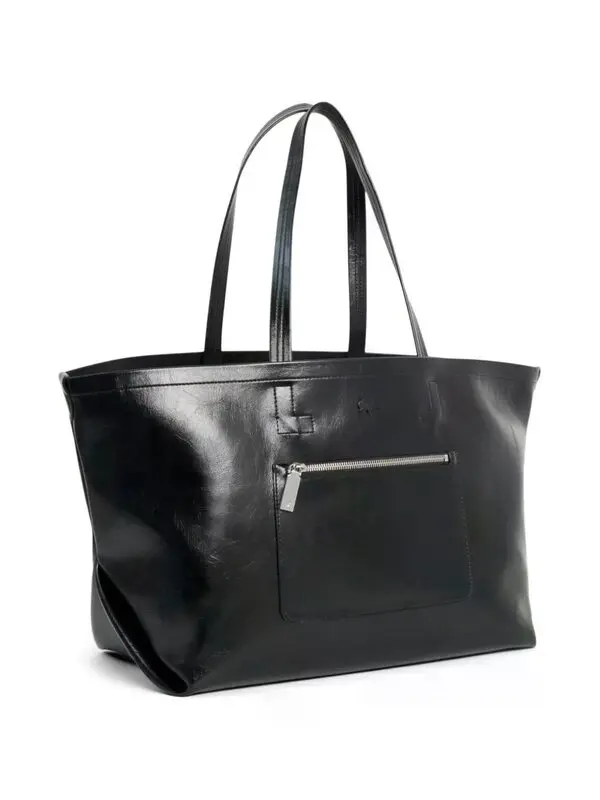 Lacoste Large Lite Glossy Tote - Black