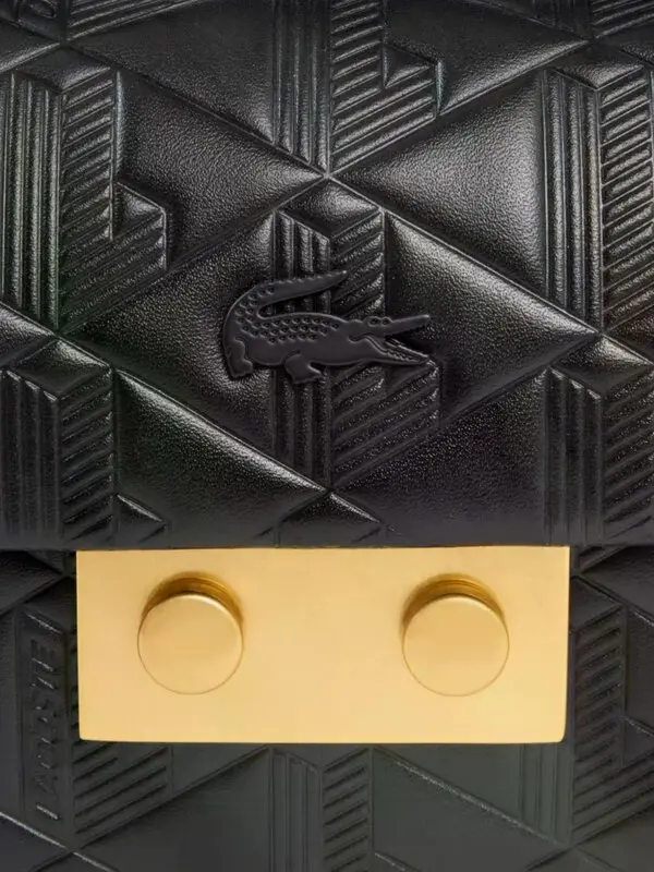 Lacoste Embossed Top-handle Satchel