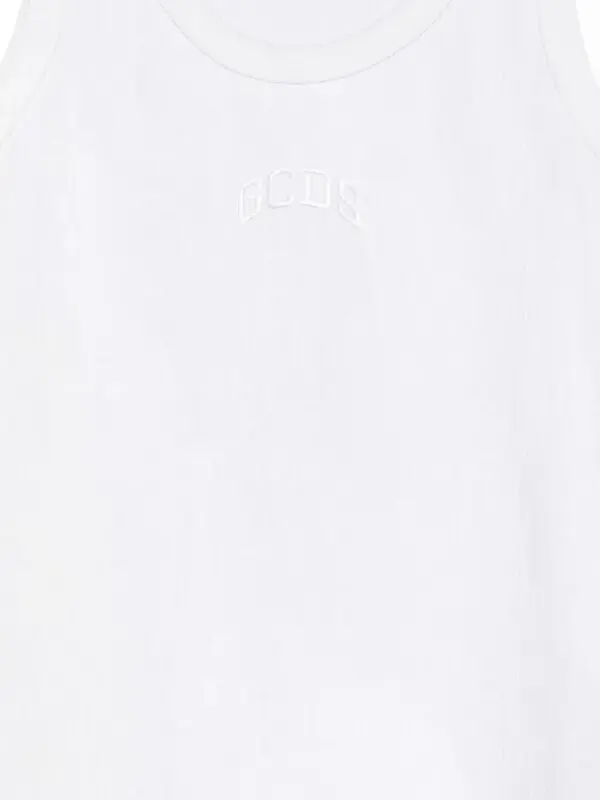 Gcds Embroidered Ribbed T-shirt