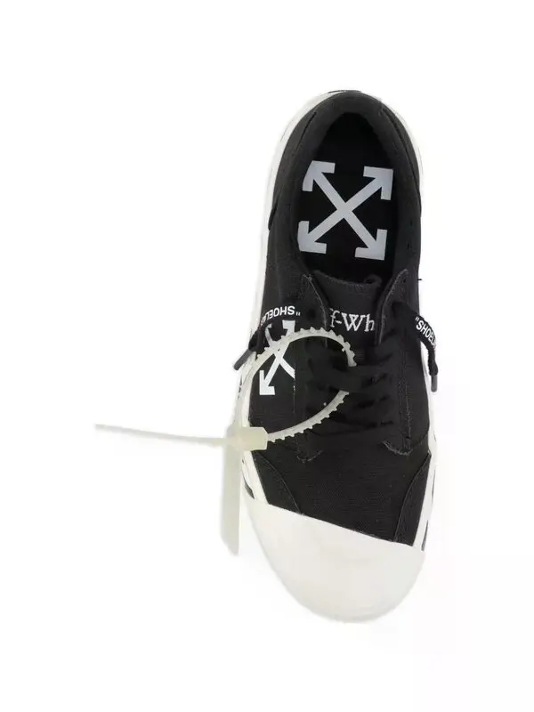 Off-White Vulcanized Undercut Sneakers - Black
