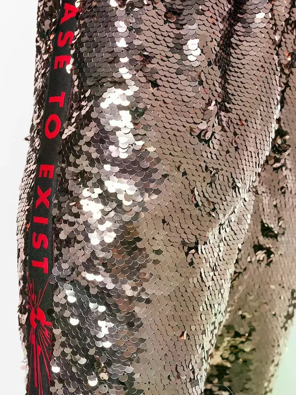 Faith Connexion Sequin Flared Trousers