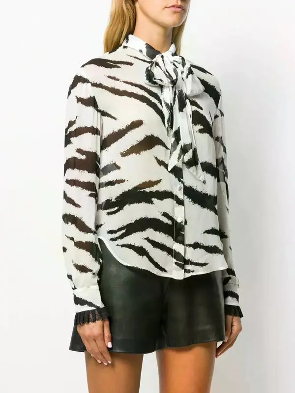 Philosophy Di Lorenzo Serafini Printed Blouse With Bow