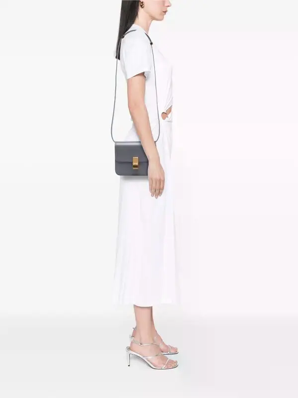 Celine 2020 Teen Classic Box Crossbody Bag - Grey