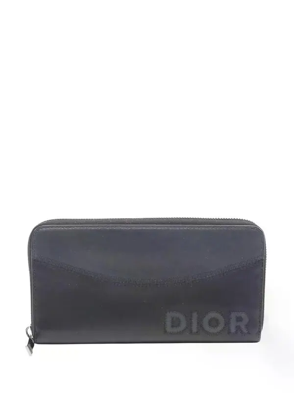 Dior 2010-2026 Leather Wallet Long Wallets - Black