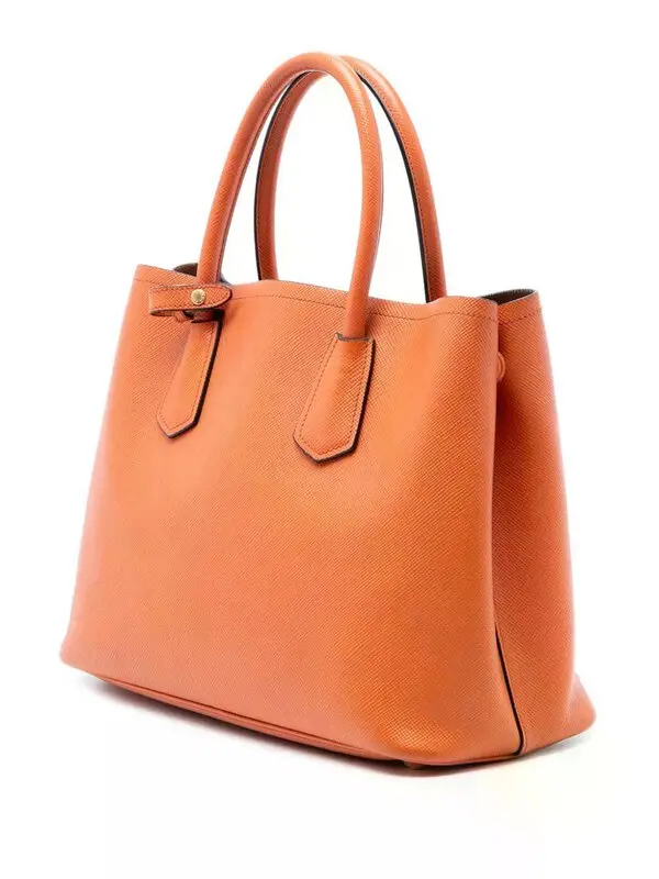 Prada 2010-2016 Medium Saffiano Cuir Double Satchel