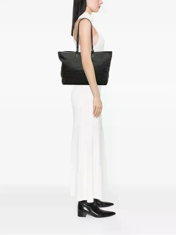 Fendi Zucchino Canvas Tote Bag