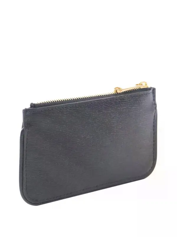 Gucci 2016-2026 Leather Script Coin Pouch