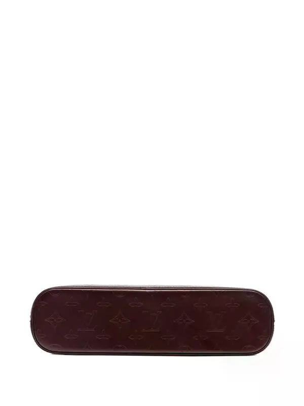 LOUIS VUITTON 2002 Monogram Mat Alston Shoulder Bag - Red