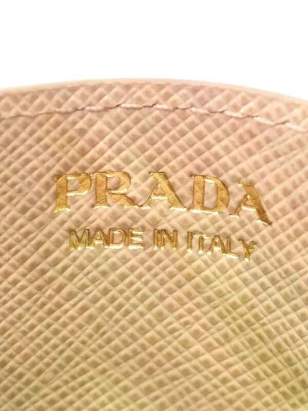 Prada 2013-2026 Saffiano Card Holder - Pink
