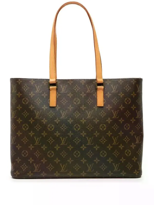 LOUIS VUITTON 2001 Monogram Luco Tote Bag - Brown