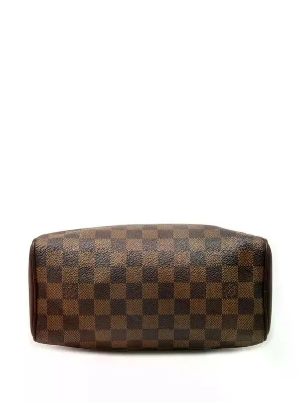 LOUIS VUITTON 2002 Damier Ebene Brera Handbag - Brown