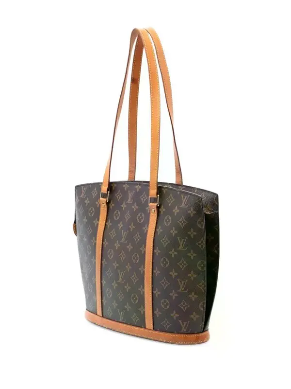 LOUIS VUITTON 2002 Monogram Babylone Tote Bag - Brown