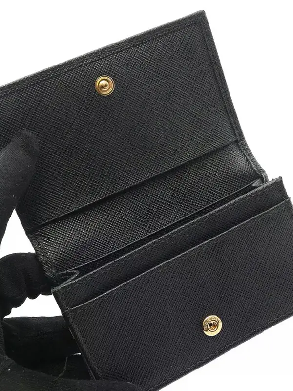 Prada 2013-2026 Saffiano Card Holder - Black