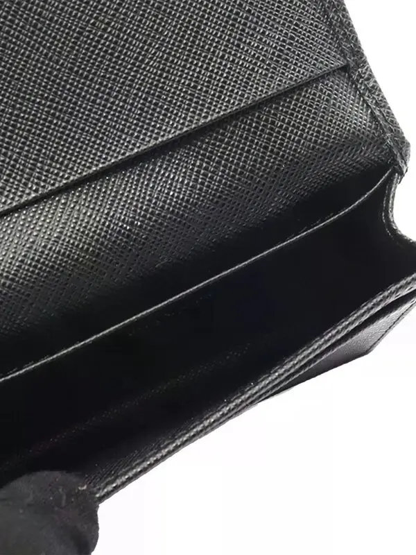 Prada 2013-2026 Saffiano Card Holder - Black