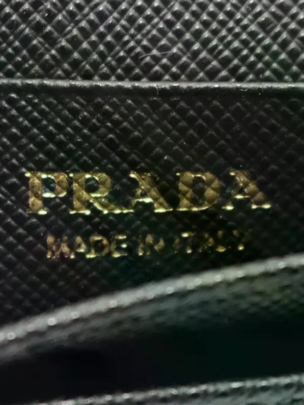 Prada 2013-2026 Saffiano Card Holder - Black