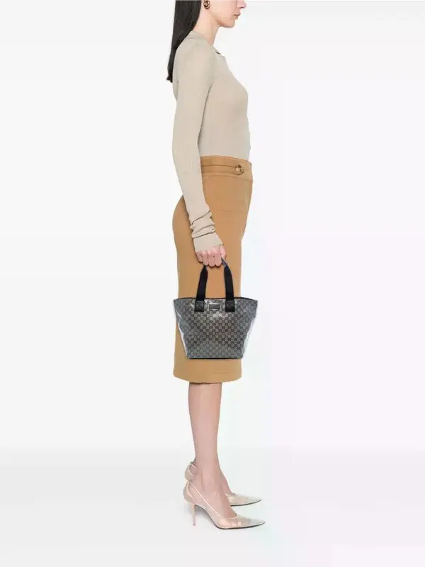Gucci Gg Crystal Web Tote Bag