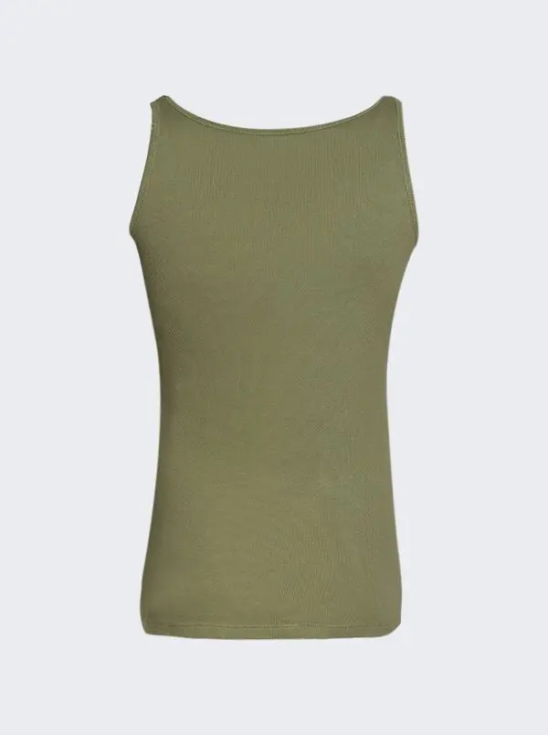 MAISON MARGIELA Tank Top Olive - Green