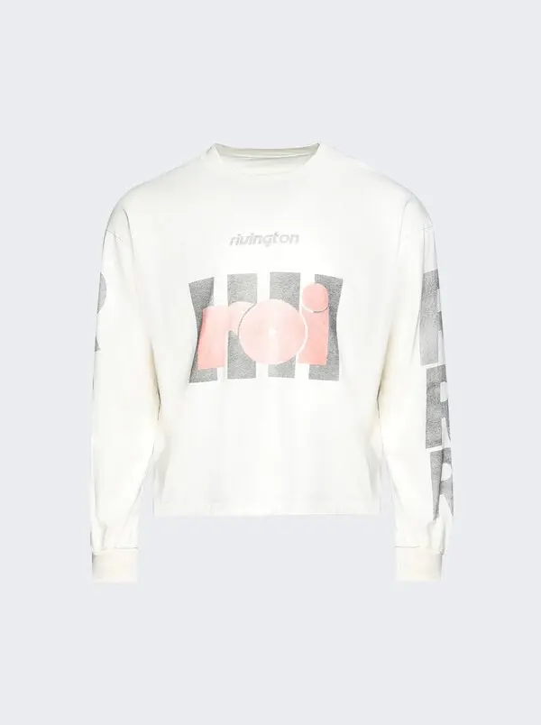RIVINGTON ROI REBIS Roi Garden Long Sleeve Tee Max - White