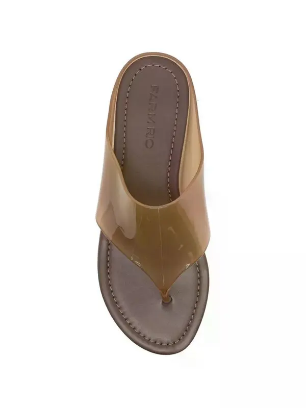 Farm Rio Flat Sandals - Neutrals