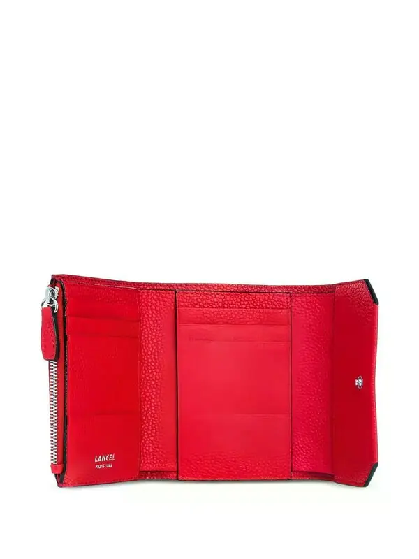 LANCEL Ninon Compact Wallet - Red