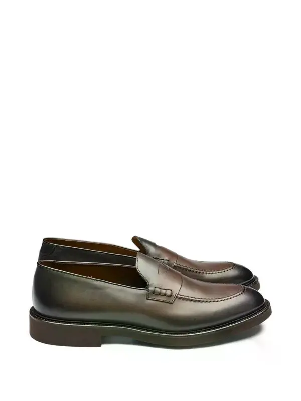 DOUCAL'S Leather Loafers - Brown
