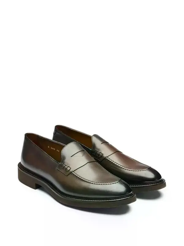 DOUCAL'S Leather Loafers - Brown