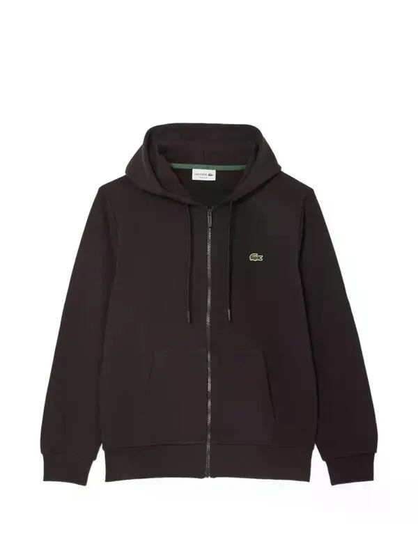 Lacoste Zip-up Hoodie - Brown