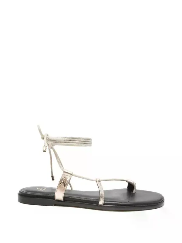 Patrizia Pepe Leather Flat Sandals