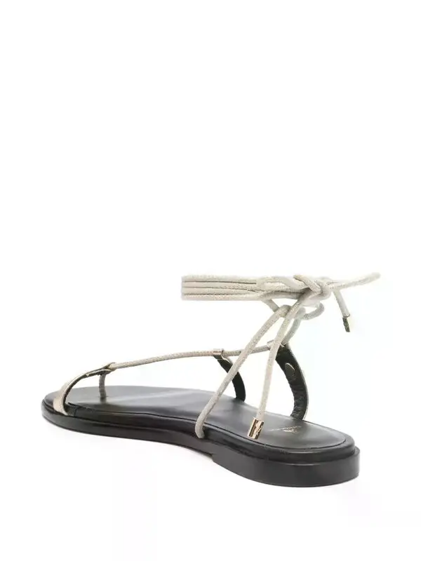 Patrizia Pepe Leather Flat Sandals