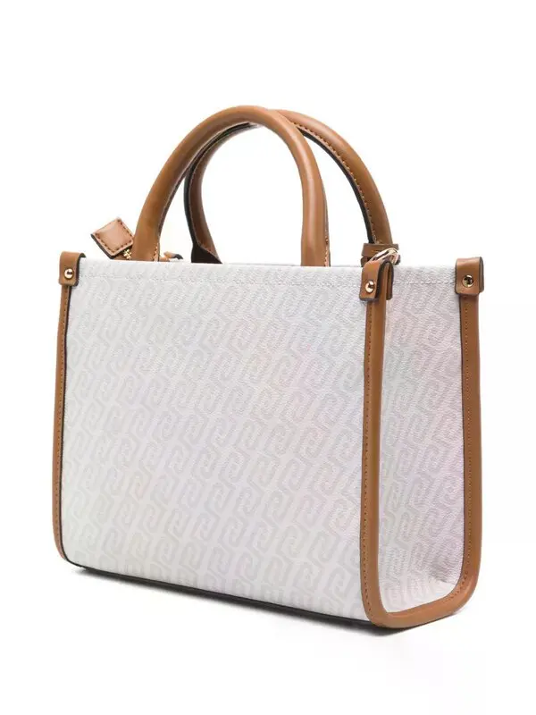 Liu Jo Monogram Tote Bag With Logo Plaque