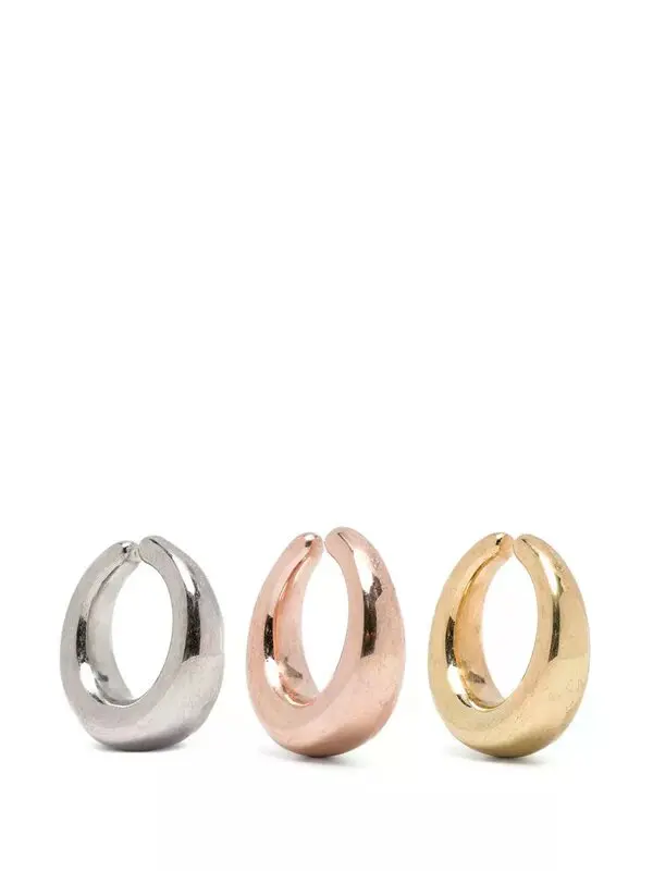 PANCONESI Curved Set Of Three - Silver