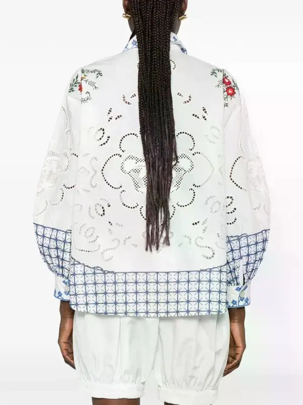 Farm Rio Richelieu Embroidered Broderie Anglaise Top