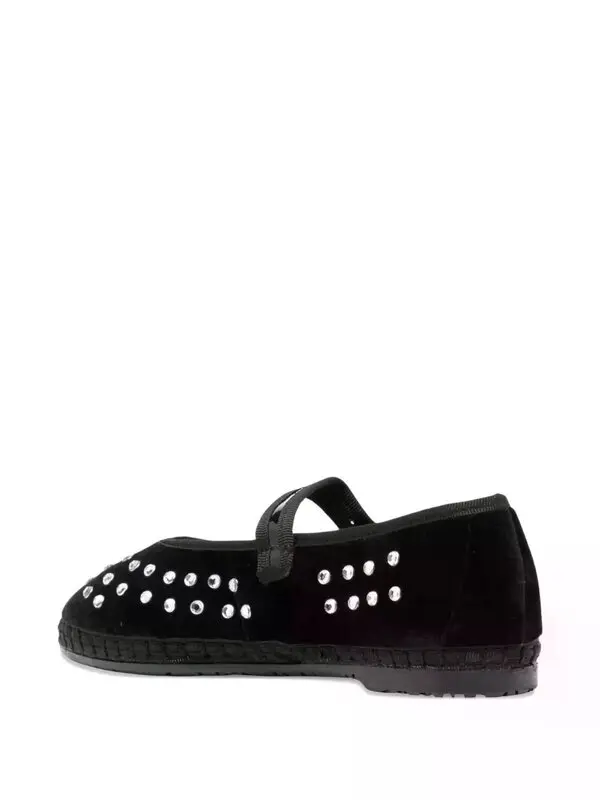 FLABELUS Mae Ballerina Flats - Black