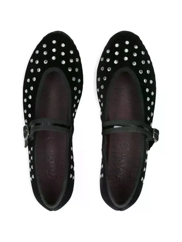 FLABELUS Mae Ballerina Flats - Black