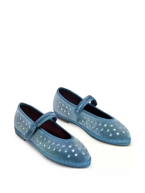 FLABELUS Mae Ballet Flats - Blue