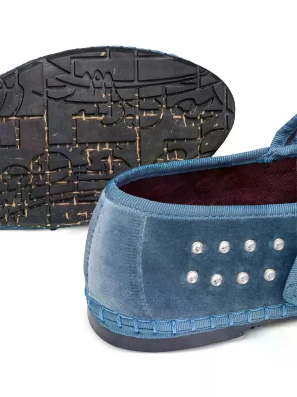 FLABELUS Mae Ballet Flats - Blue