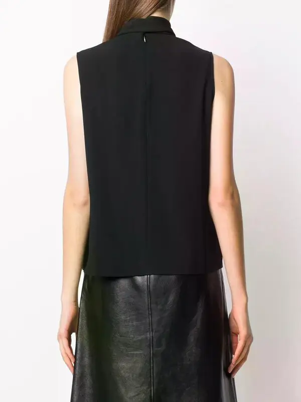 Paule Ka Sleeveless Roll Neck Top