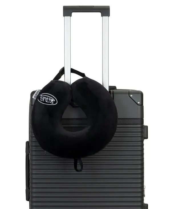 VON DUTCH Classic Memory Foam 11" Travel Neck Pillow - Black