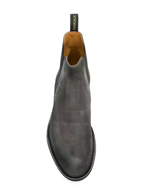 DOUCAL'S Leather And Suede Chelsea Boots