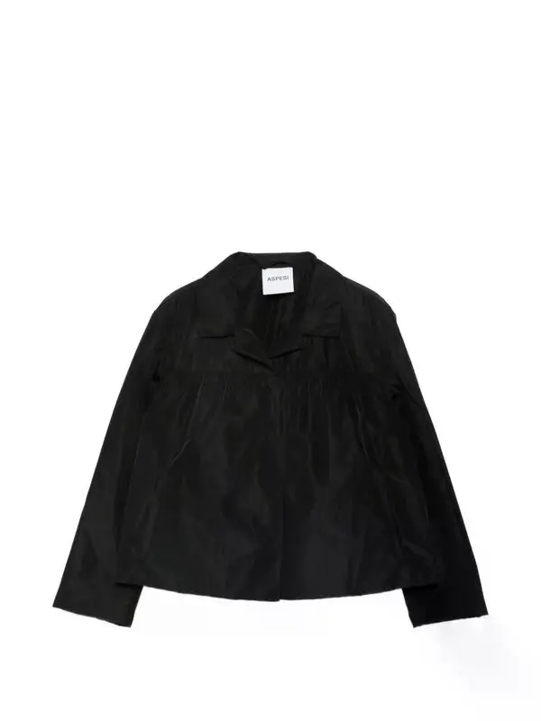 Aspesi Buttoned Long-sleeve Jacket - Black