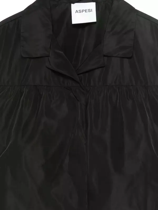 Aspesi Buttoned Long-sleeve Jacket - Black