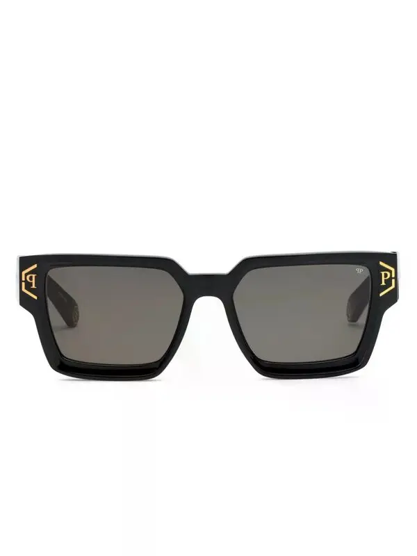 Philipp Plein Square Frame Sunglasses - Black